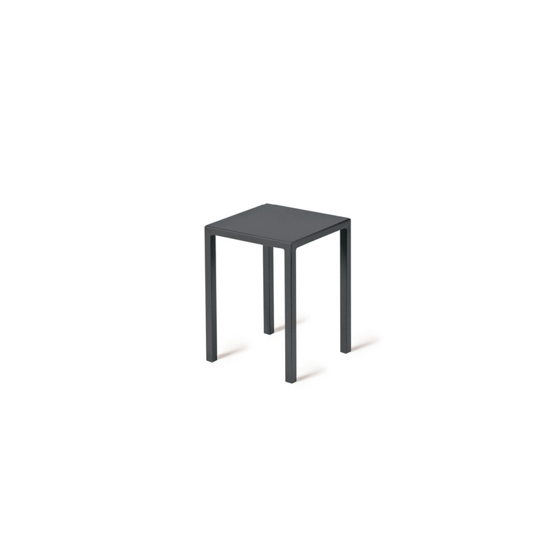 Table basse tabouret métal 32x32 cm 45h Noir | Leroy Merlin