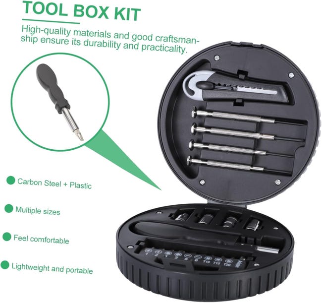 Coffret de 20 outils de réparation pour la maison, boîte à outils en ...