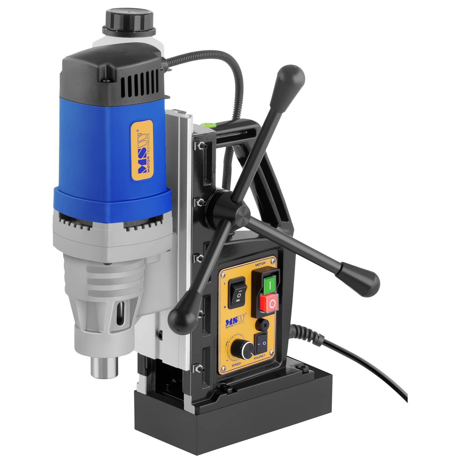 Perceuse magnétique - MSW - Puissance: 1 380 W - Vitesse de rotation ...