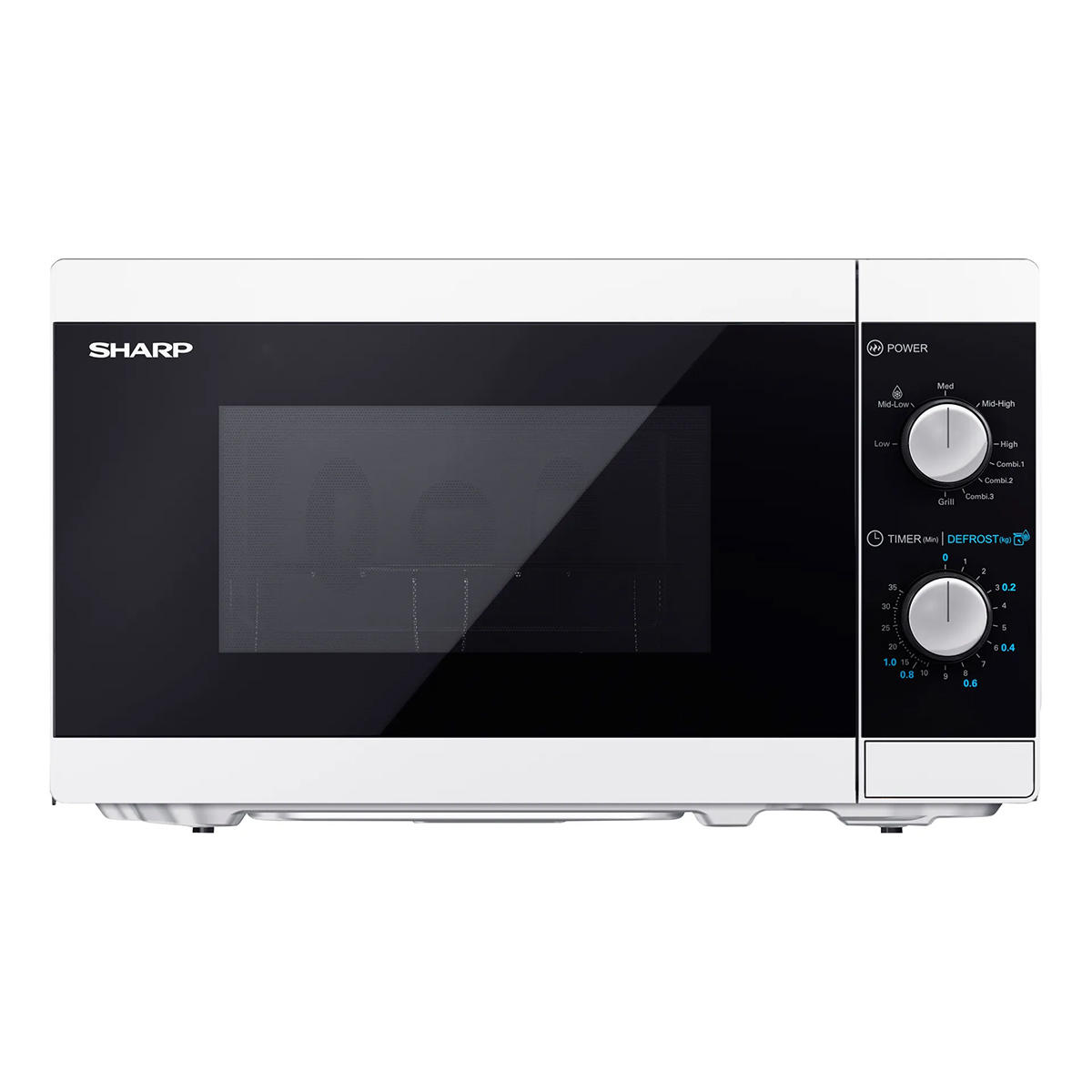 Sharp YC-MG01E-W forno a microonde Superficie piana Microonde con grill 20 L 800 W Nero Bianco ...