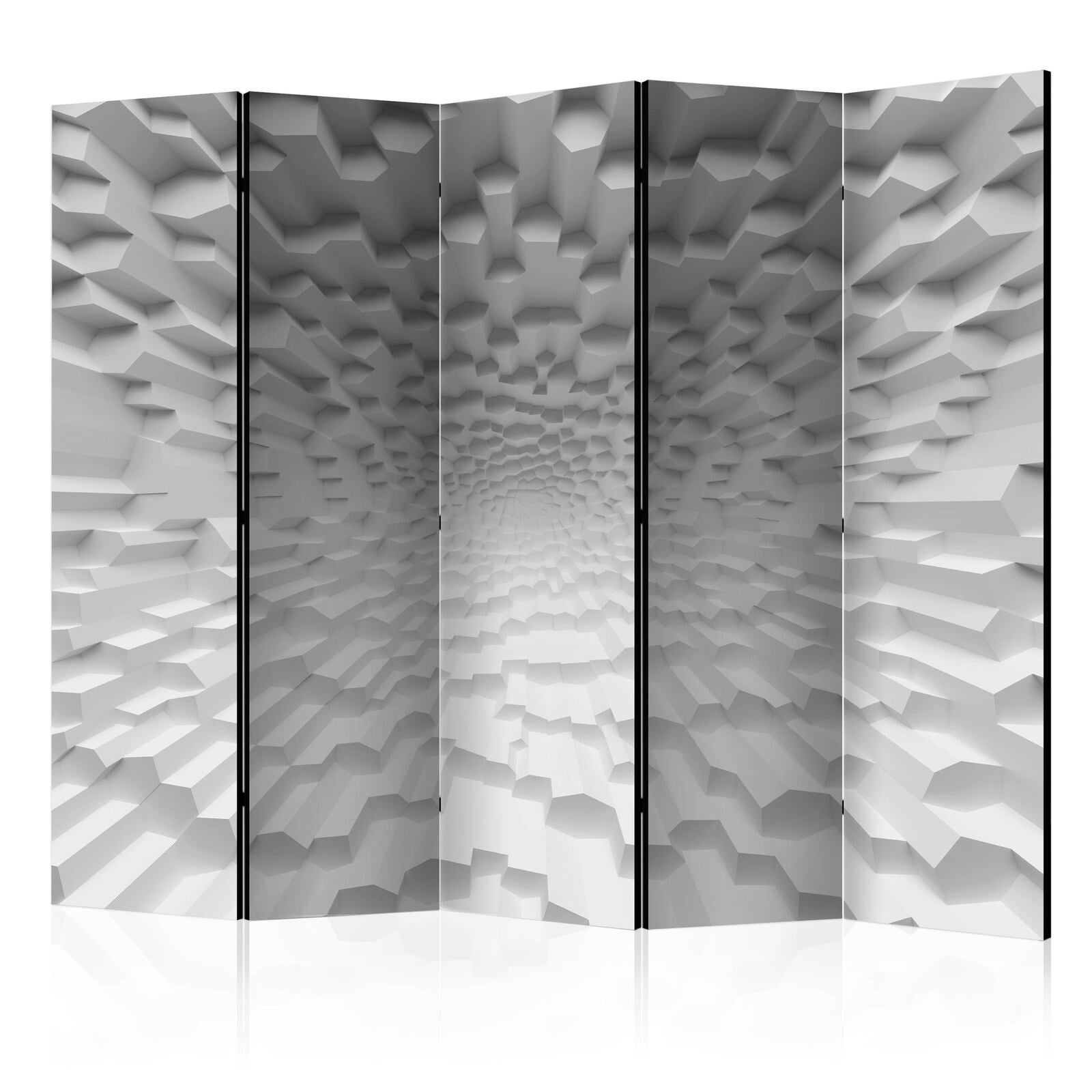 Paravent Design Moderne The Abyss of Oblivion II 225 x 172 cm Blanc et ...