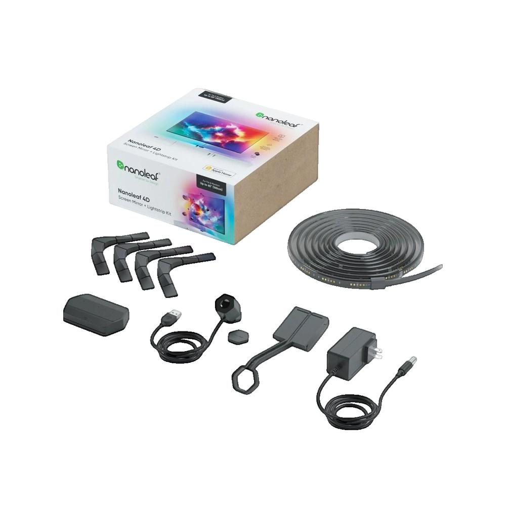 Nanoleaf 4D TV Screen Mirror Luce LED + Kit di Avvio Lightstrips 5,2 M ...