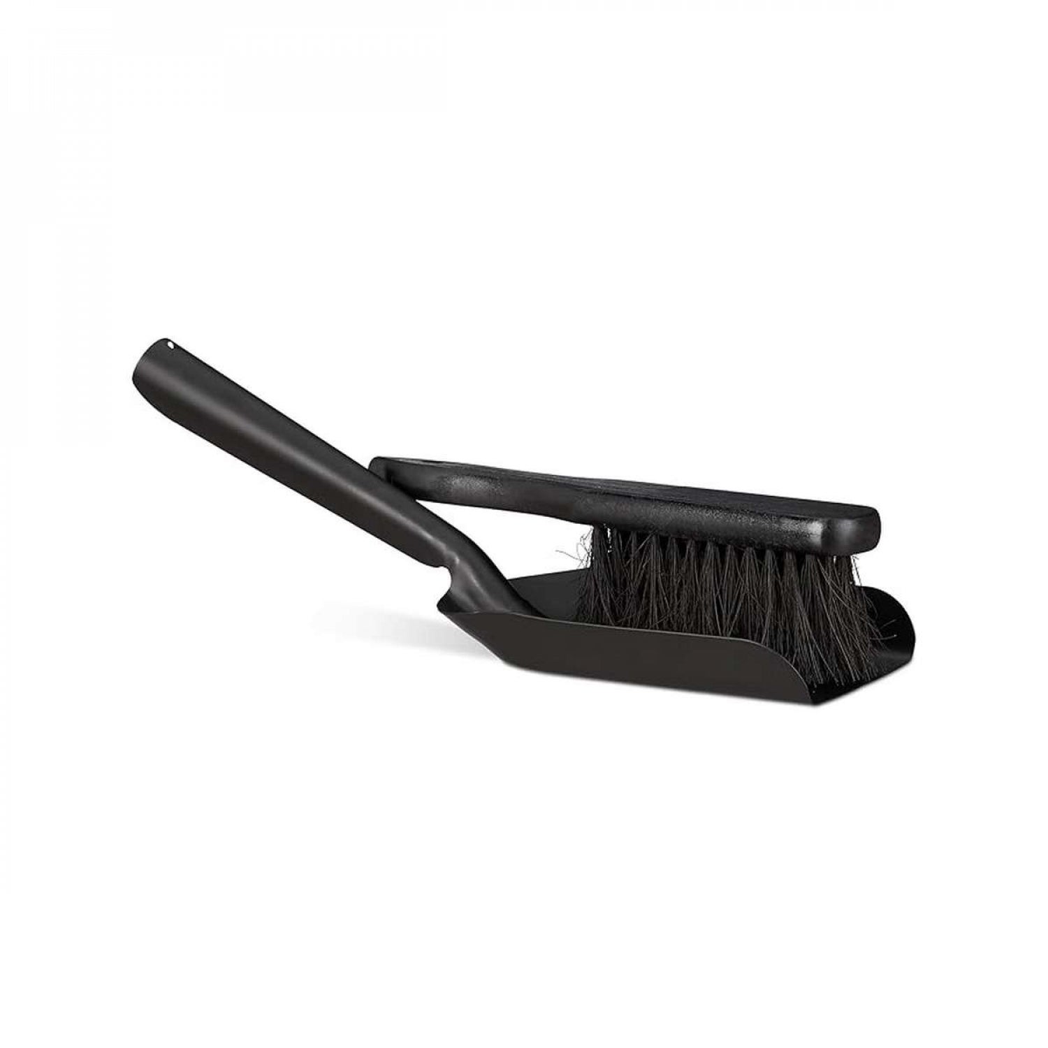 Kit pelle et balayette à cendre en fer 39 cm - Noir - Linxor | Leroy Merlin