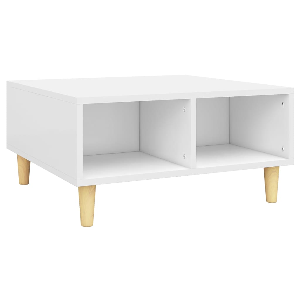 Table basse en contreplaqué blanc 60x60x30 cm | Leroy Merlin