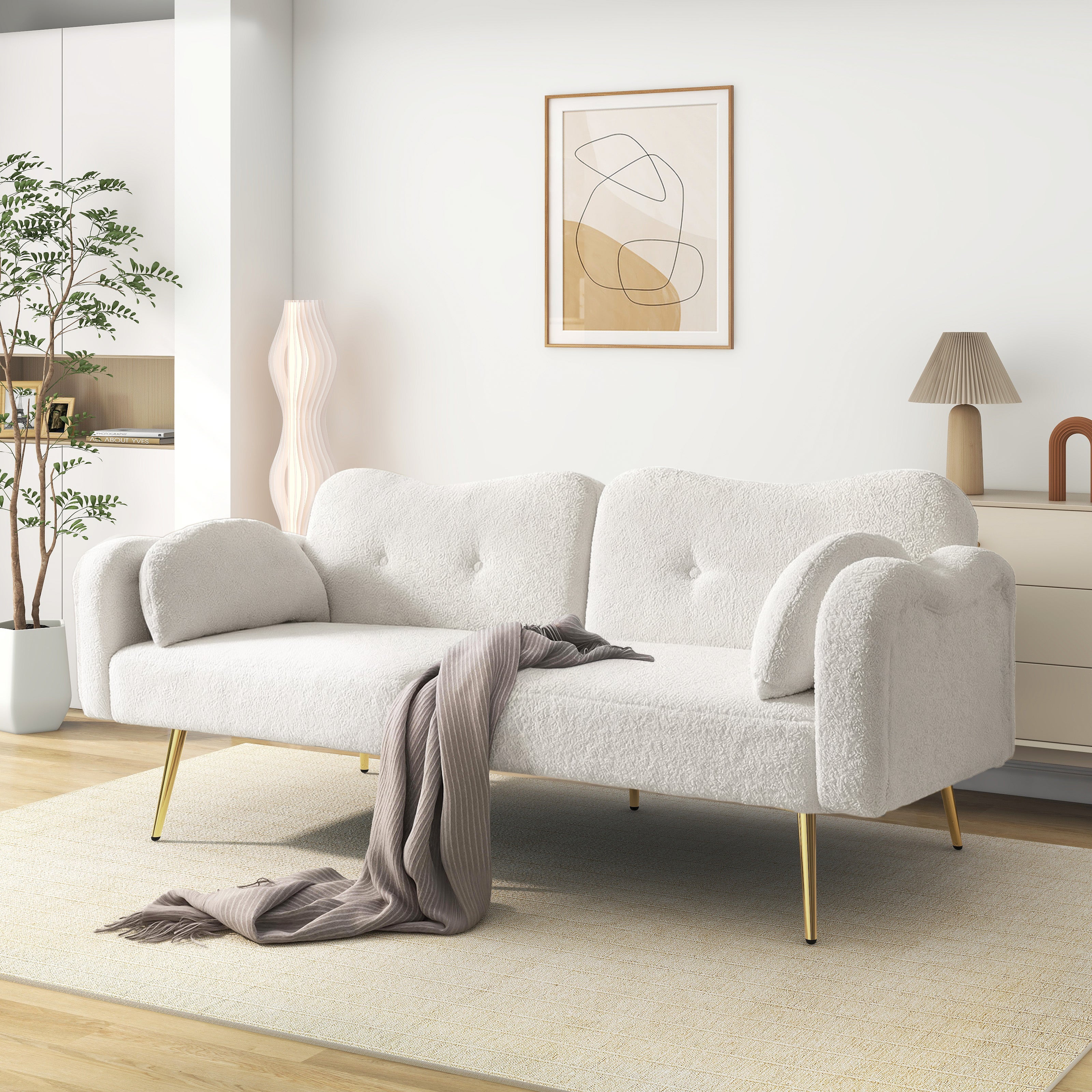 Canape Convertible Blanc