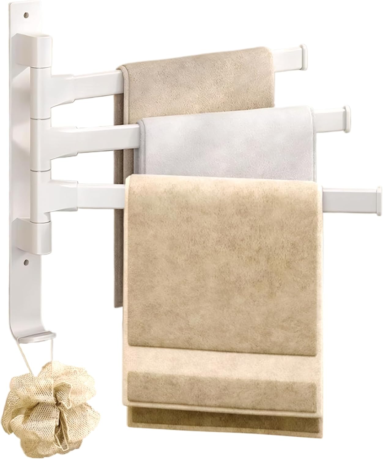 Porte-serviettes sans perçage - 33 cm - Porte-serviettes à coller ou à ...