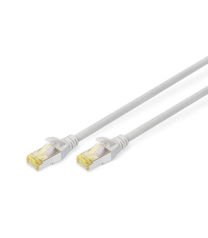 Cable de red digitus cat 6a s / ftp, 10 piezas, 0,25 m, gris | Leroy Merlin