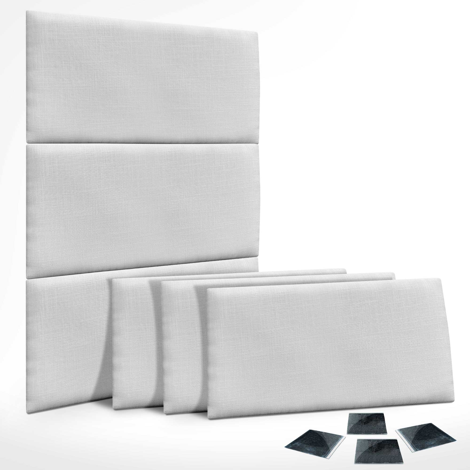 DHOME Juego de 6 Paneles Tapizados de Lino Pack Autoadhesivos para ...