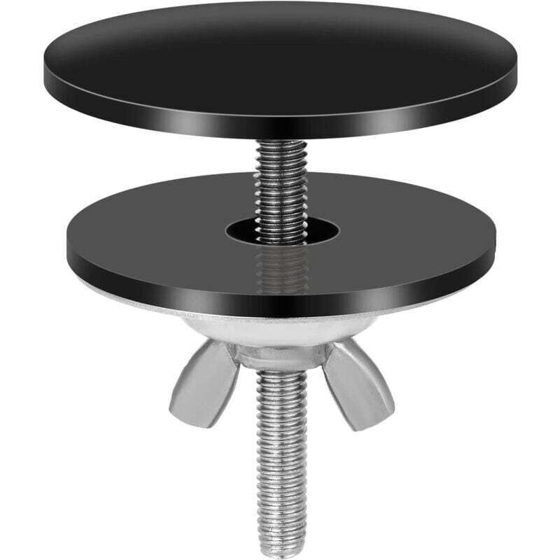 Tappo nero inox 5cm per foro rubinetto lavello. Tenuta stagna ...