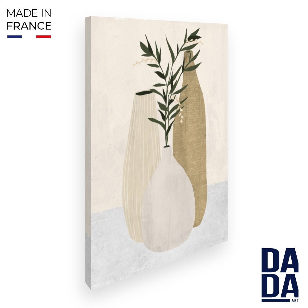 Toile Vases et plantes / 100x140cm / Fabriqué en France / DADA ART ...