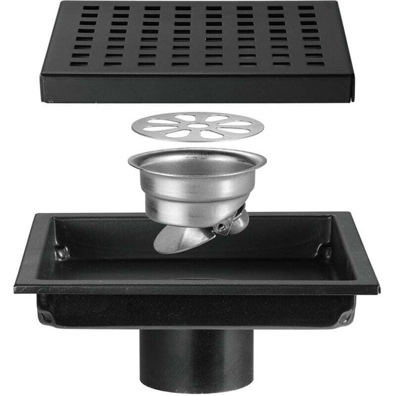 Siphon de sol en acier inoxydable pour salle de douche/salle de bain ...