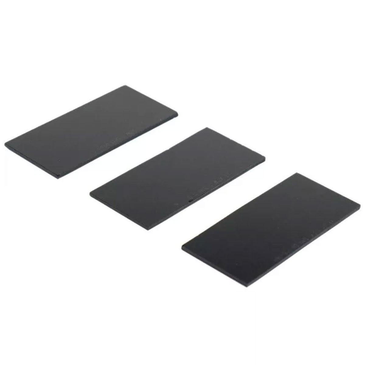Set di 3 vetri neri 50 x 105 mm tinta DIN 11 vetri di ricambio ...