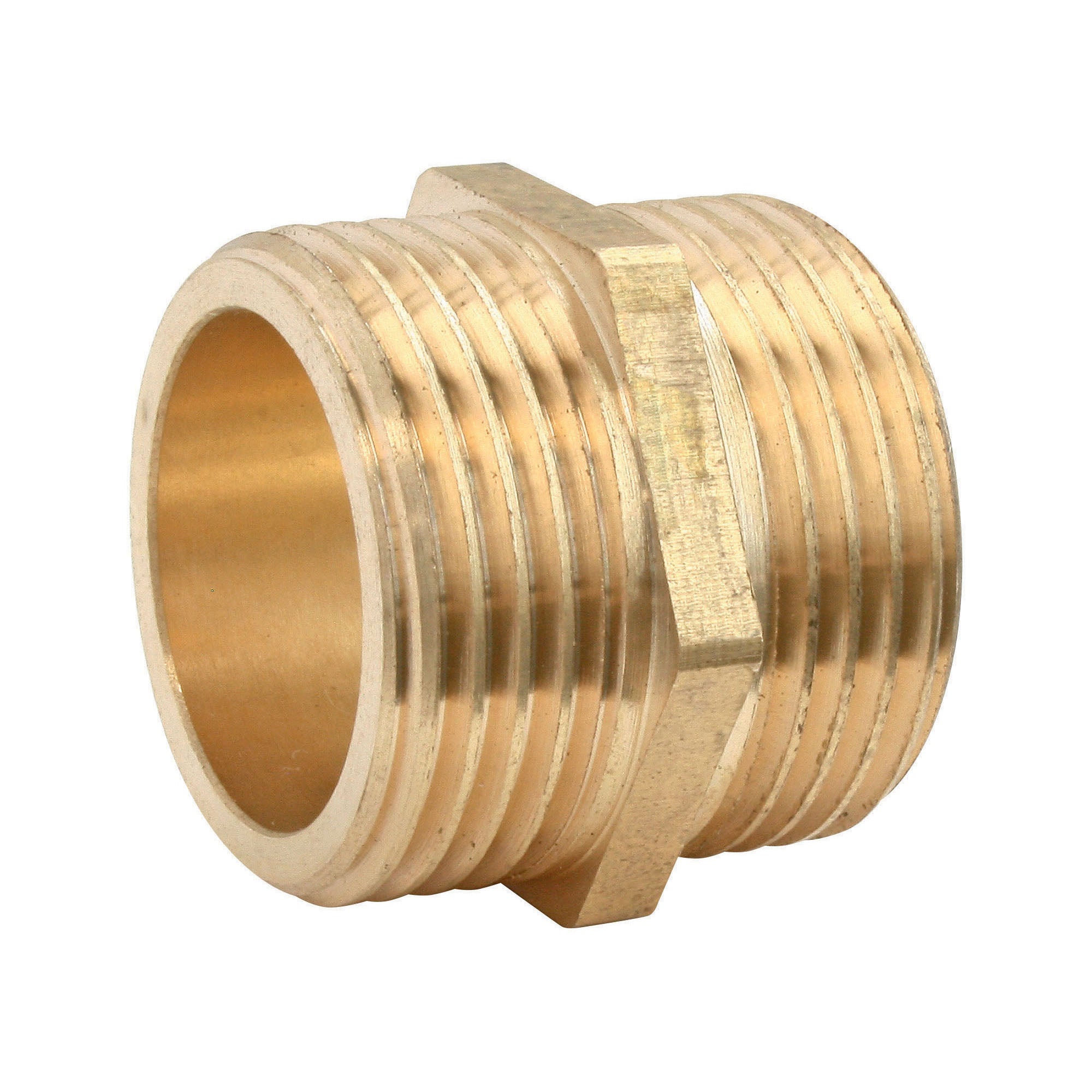 Mamelon laiton Double Mâle 20/27 (x10) | Leroy Merlin