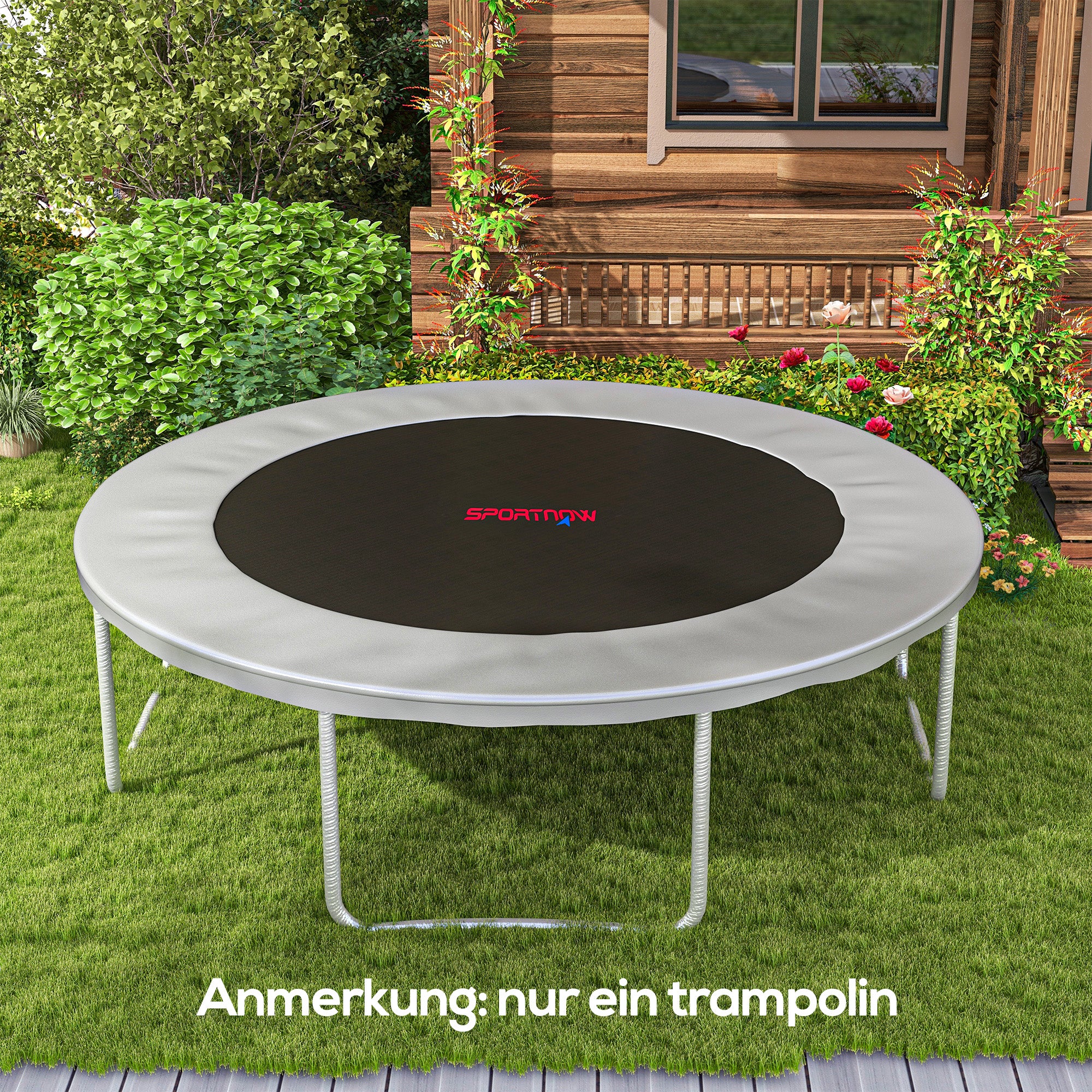 Tapis trampoline - orange - bâche à saut rond - polypropylène - Durable ...
