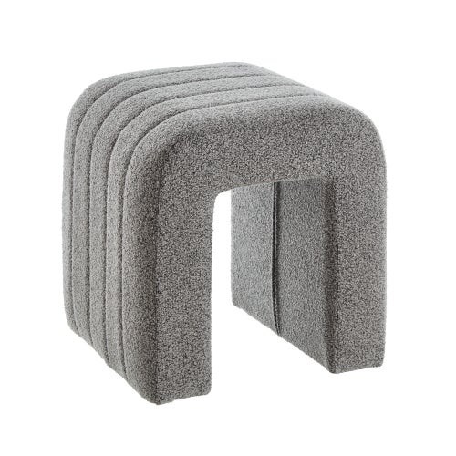 Puf de tela de bucle en forma de arco con alta capacidad de carga ...