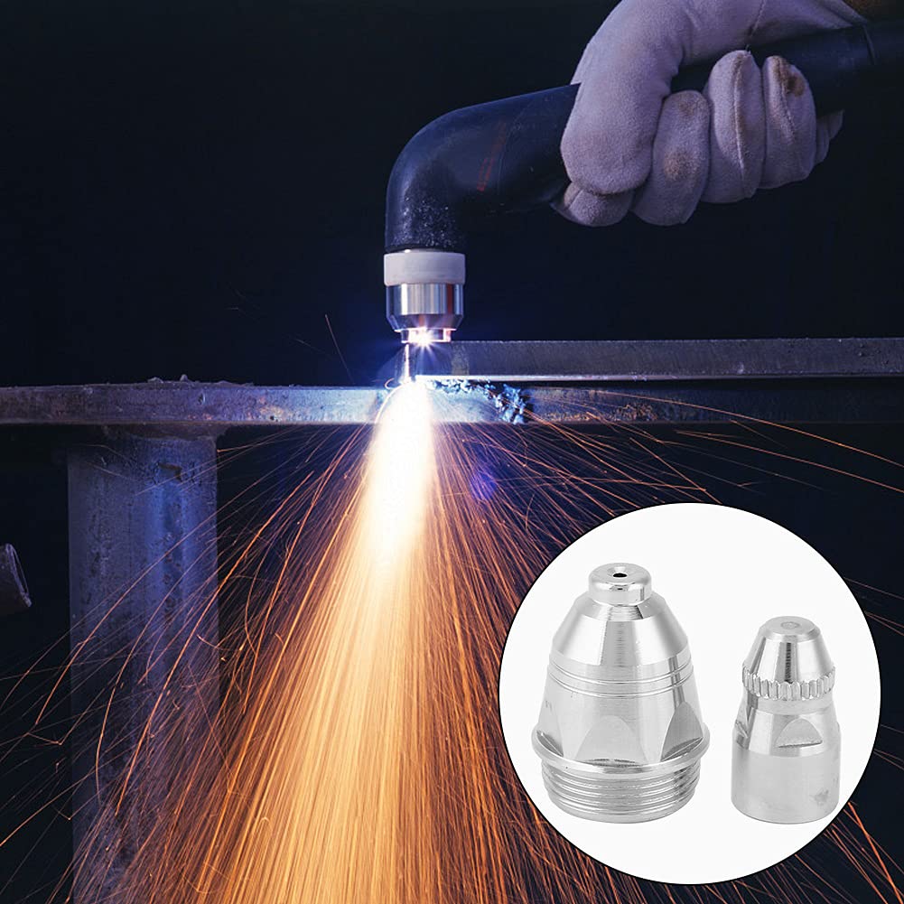 Lot de 10 pointes d'électrode + 10 buses de torche de coupe P80 pour ...