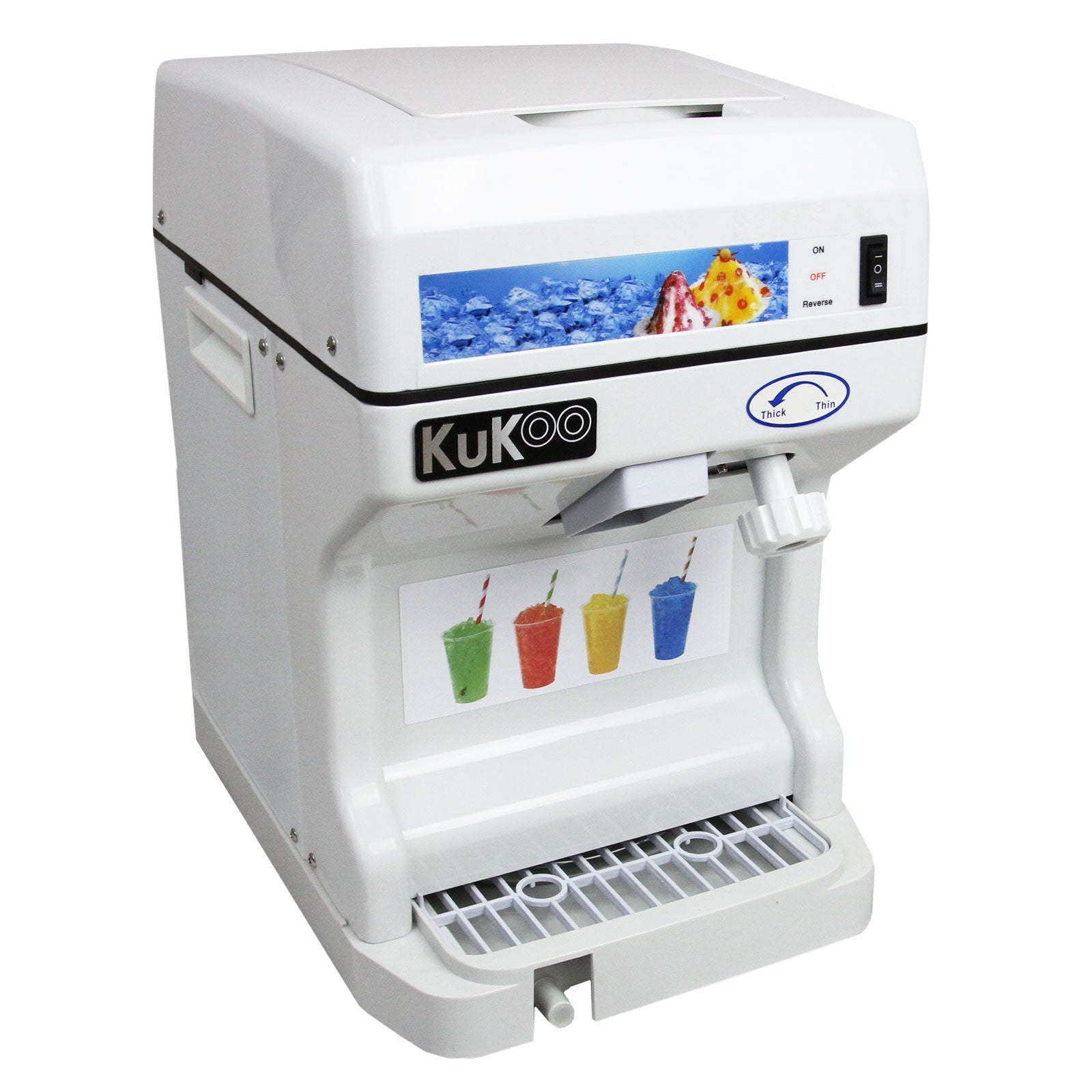 KUKOO Machine à Granité Broyeur de Glace Glace pilée 250W 120KG/H ...