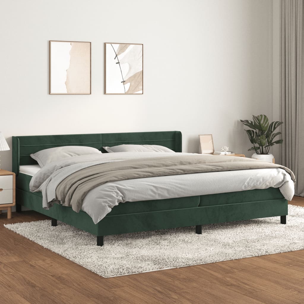 Cama matrimonial | Cama para adultos | Cama box spring con colchón ...