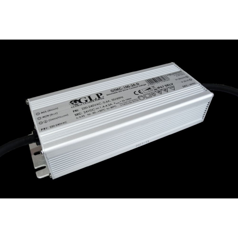 LED DC24V 100W IP67 GLP resistente al agua | Leroy Merlin