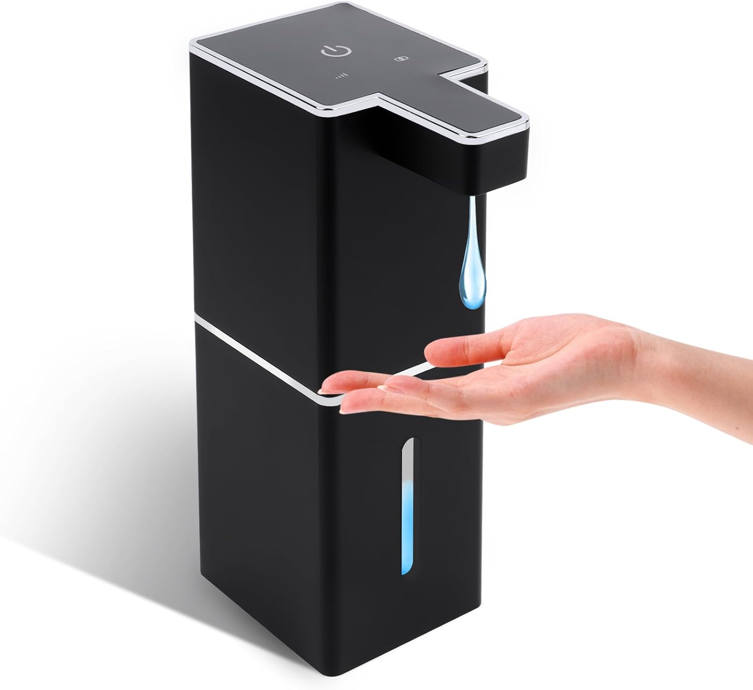 Distributeur de savon automatique mural 380 ml, distributeur de savon ...