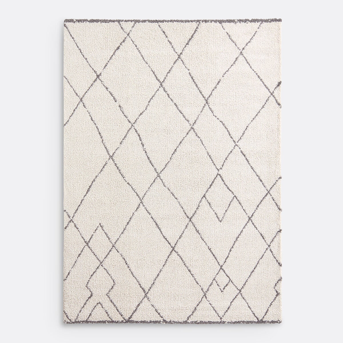 Tapis style berbère XL, Rabisco - Ecru - 240 x 330 cm | Leroy Merlin