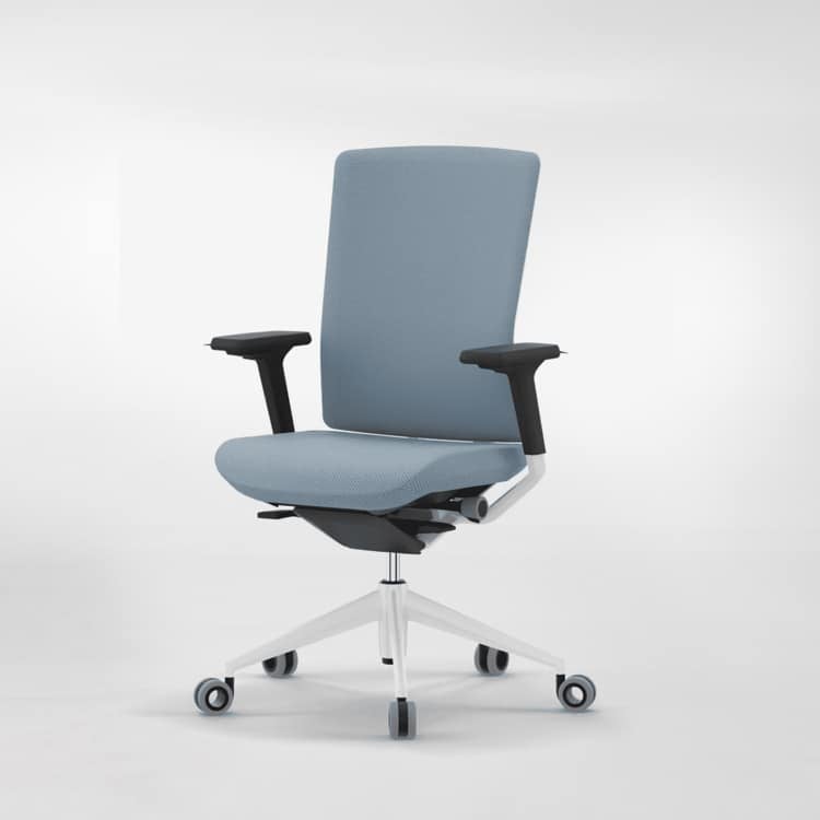 Chaise de bureau ergonomique Actiu Tnk Flex moyen dossier | Sweety Blue | Leroy Merlin