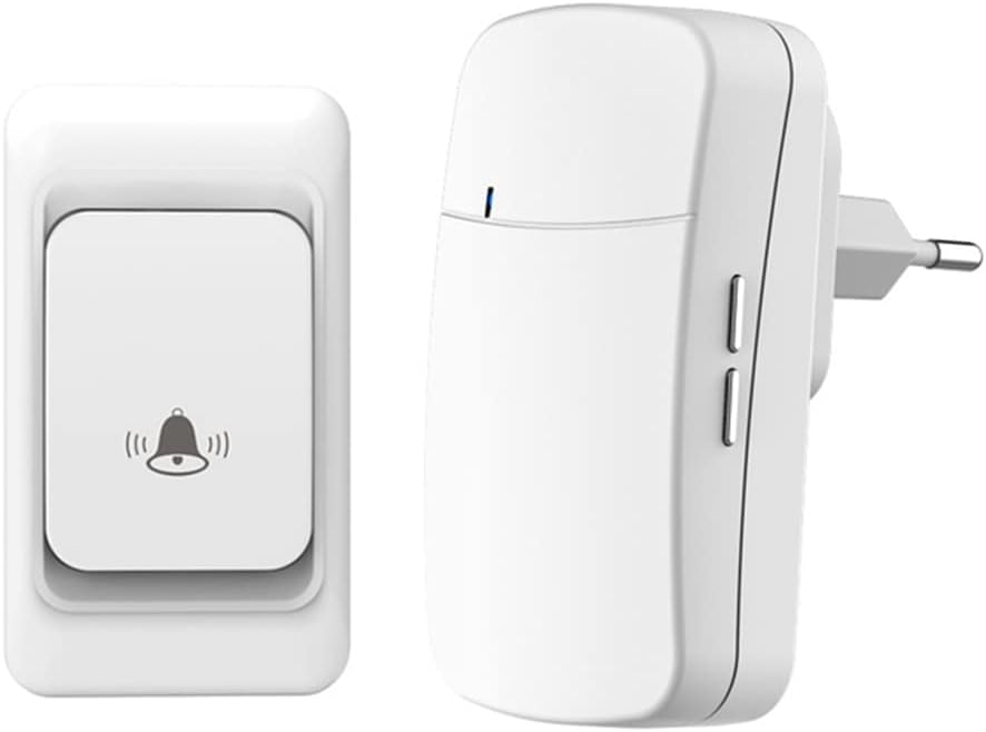 Sonnette de Porte Extérieure Sonnette de Porte 300M Télécommande ...