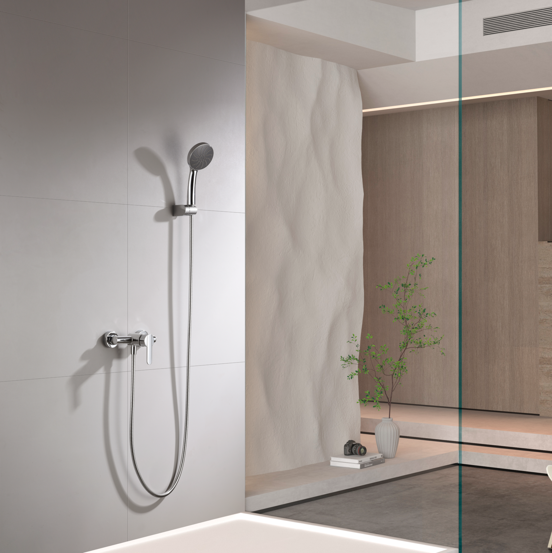 IMEX - Kit de Ducha Monomando con Alcachofa y Flexo | Kit de Ducha con ...