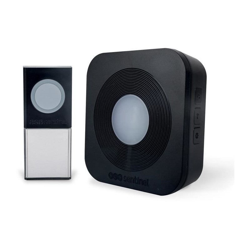 Carillon sans fil - SCS SENTINEL - 200 metres - SimplyBell - Noir ...