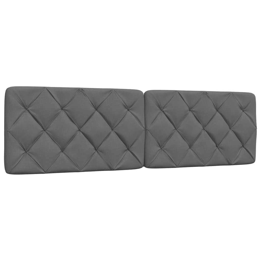 Coussin de tête de lit gris foncé 180 cm tissu | Leroy Merlin