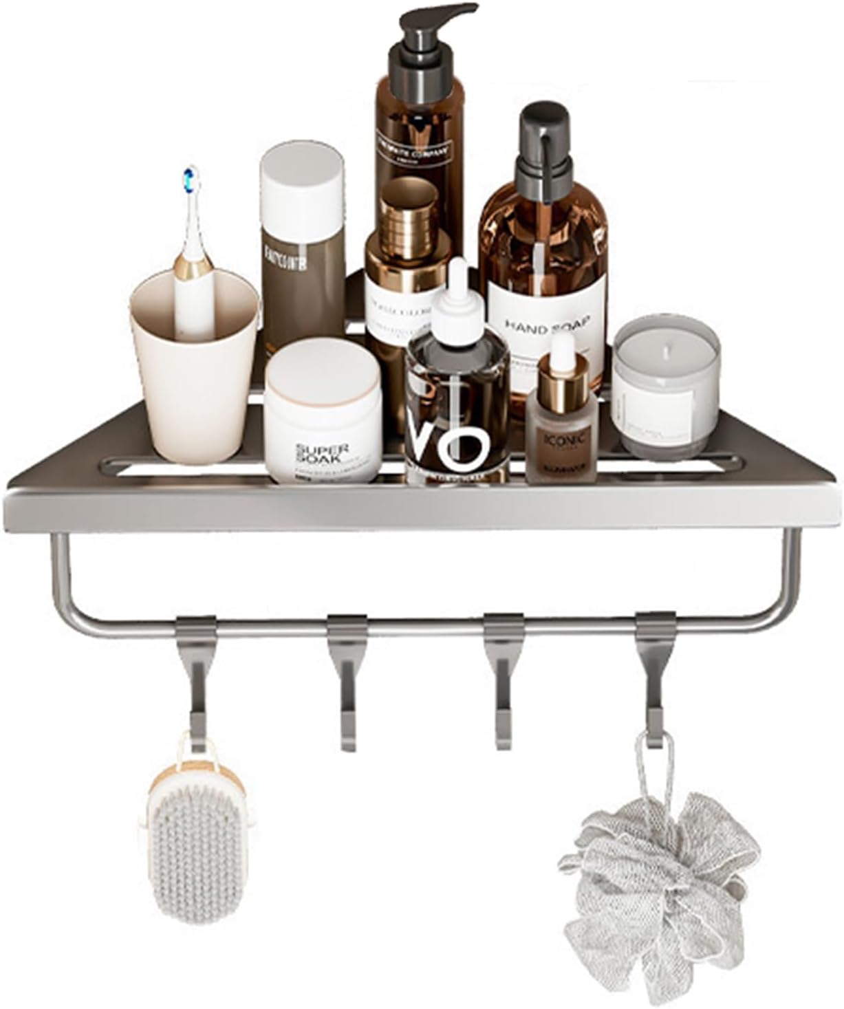 Porte Savon Douche,Etagere Murale Sans Percage Etagere Salle De Bain ...