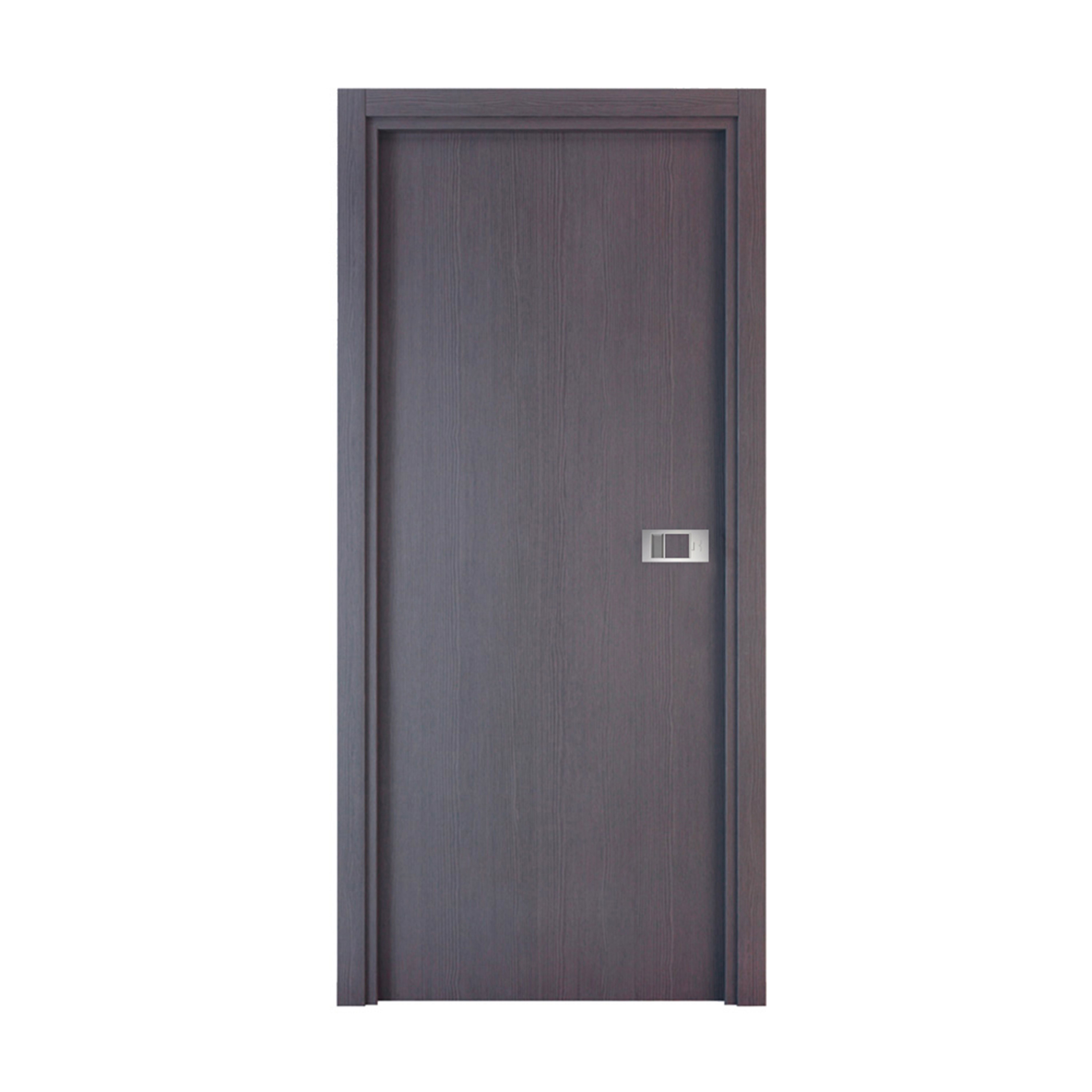 Bloc-porte Miro avec poignée Exclusive grise, H.204 x l.83 cm, aspect ...