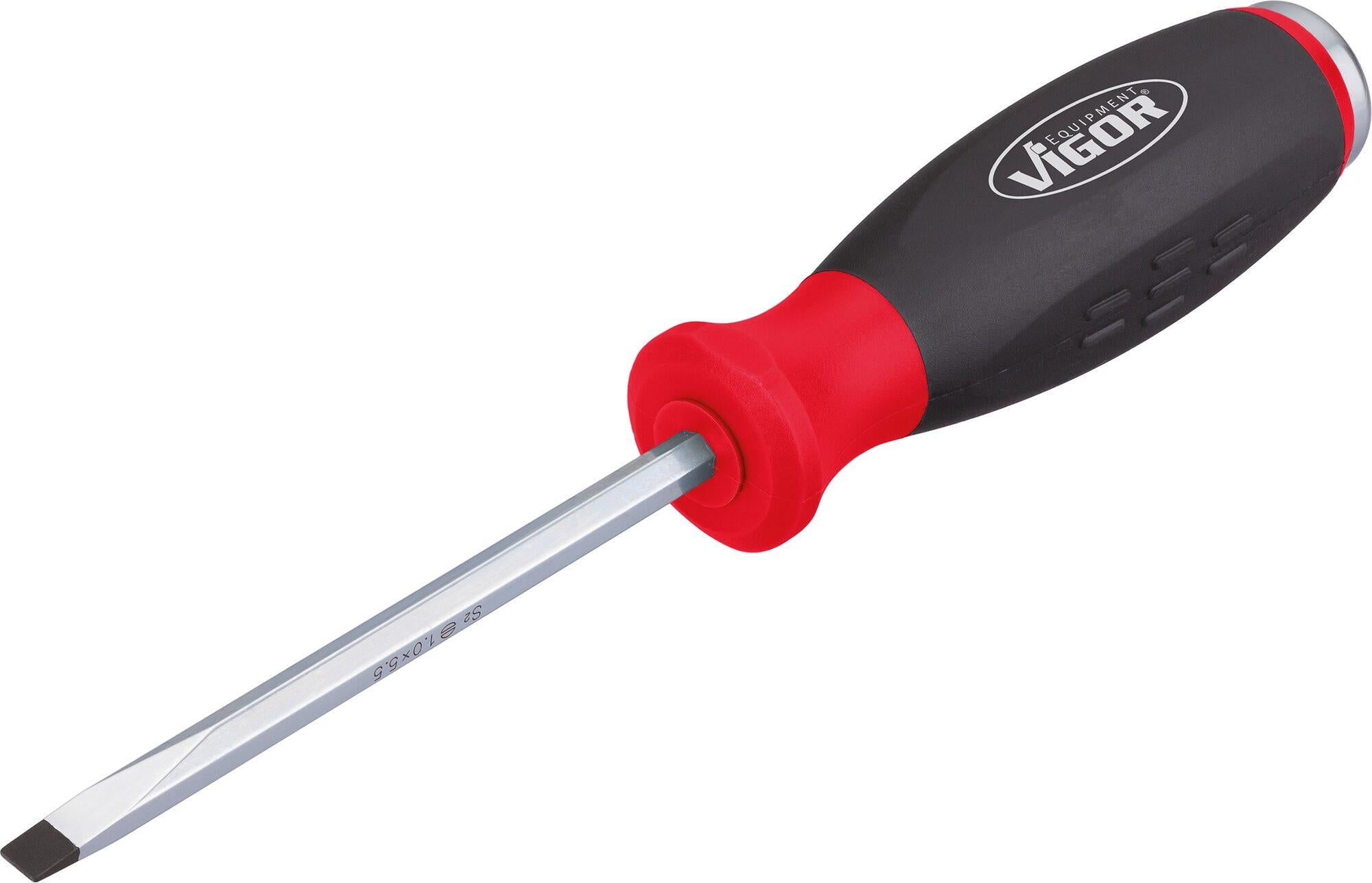 VIGOR Screwdriver for slotted screws with impact cap ∙ V3599 ∙ | Leroy ...