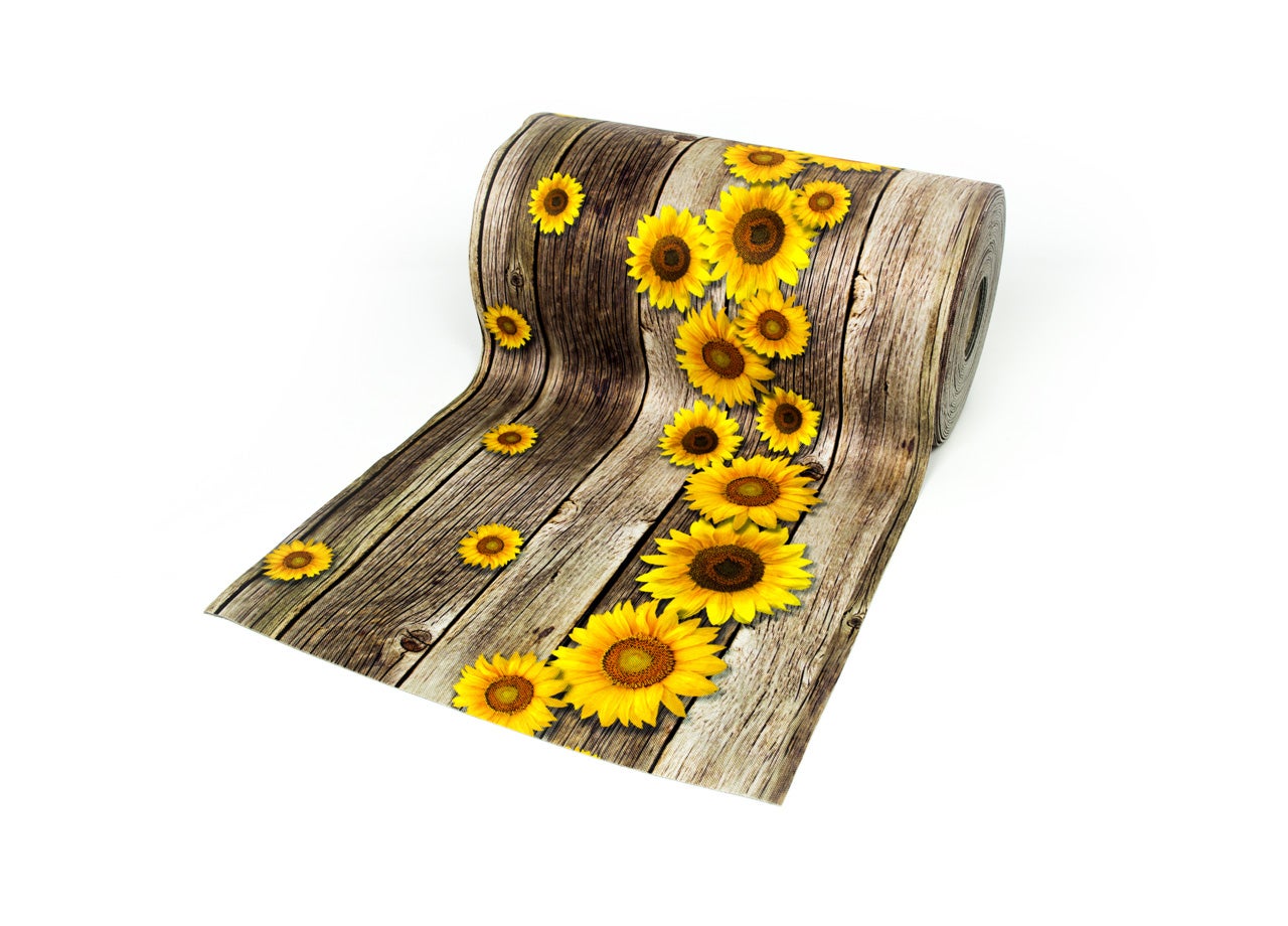Tapis de couloir de cuisine à impression numérique Sunflower 50x400cm ...