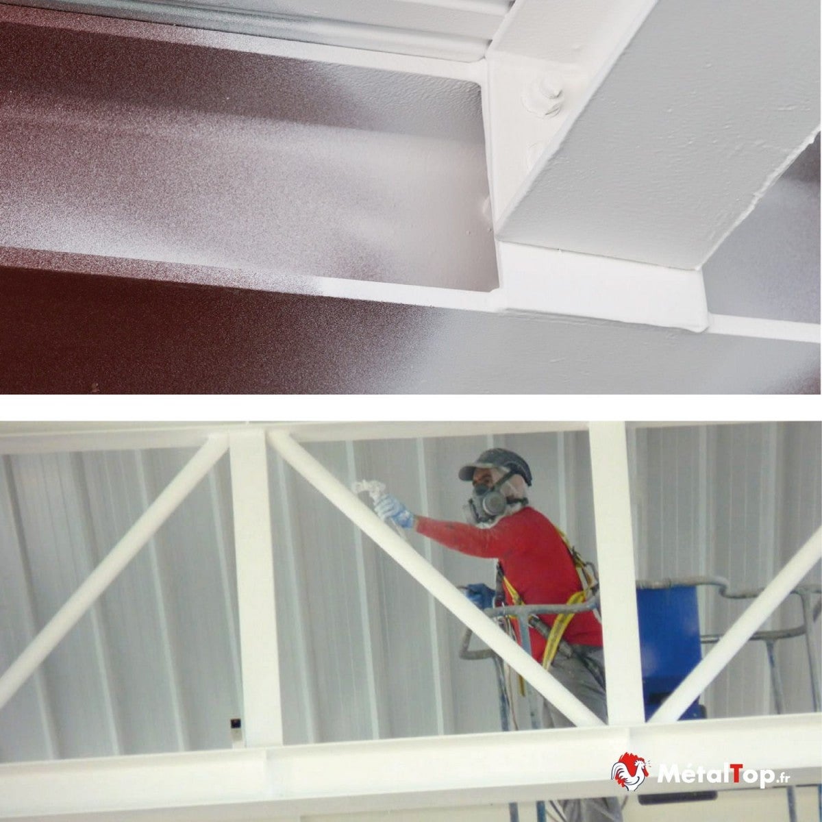 Antirouille Charpente - Metaltop - Gris granit - RAL 7026 - Pot 5L ...