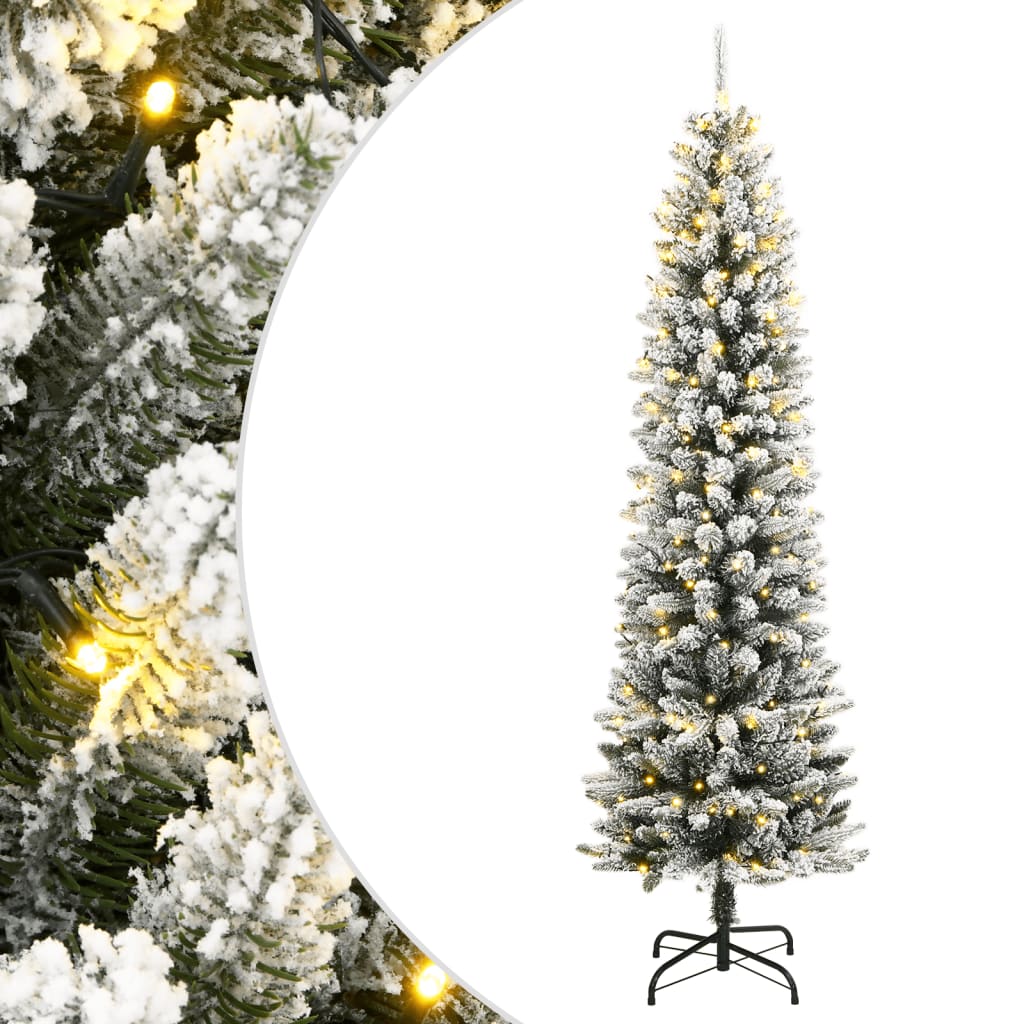 Sapin de No?l artificiel 150 LED et flocon de neige 120 cm | Leroy Merlin