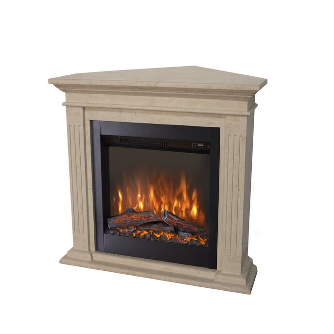 Xaralyn | Cheminée d'angle électrique Cadiz-Corner ELE - Habillage de ...