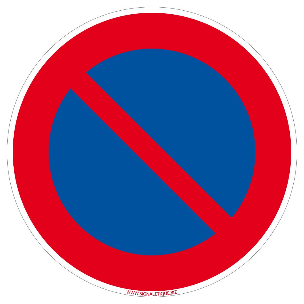 Panneau Interdiction de Stationner, Panneau de Signalisation Taille ...