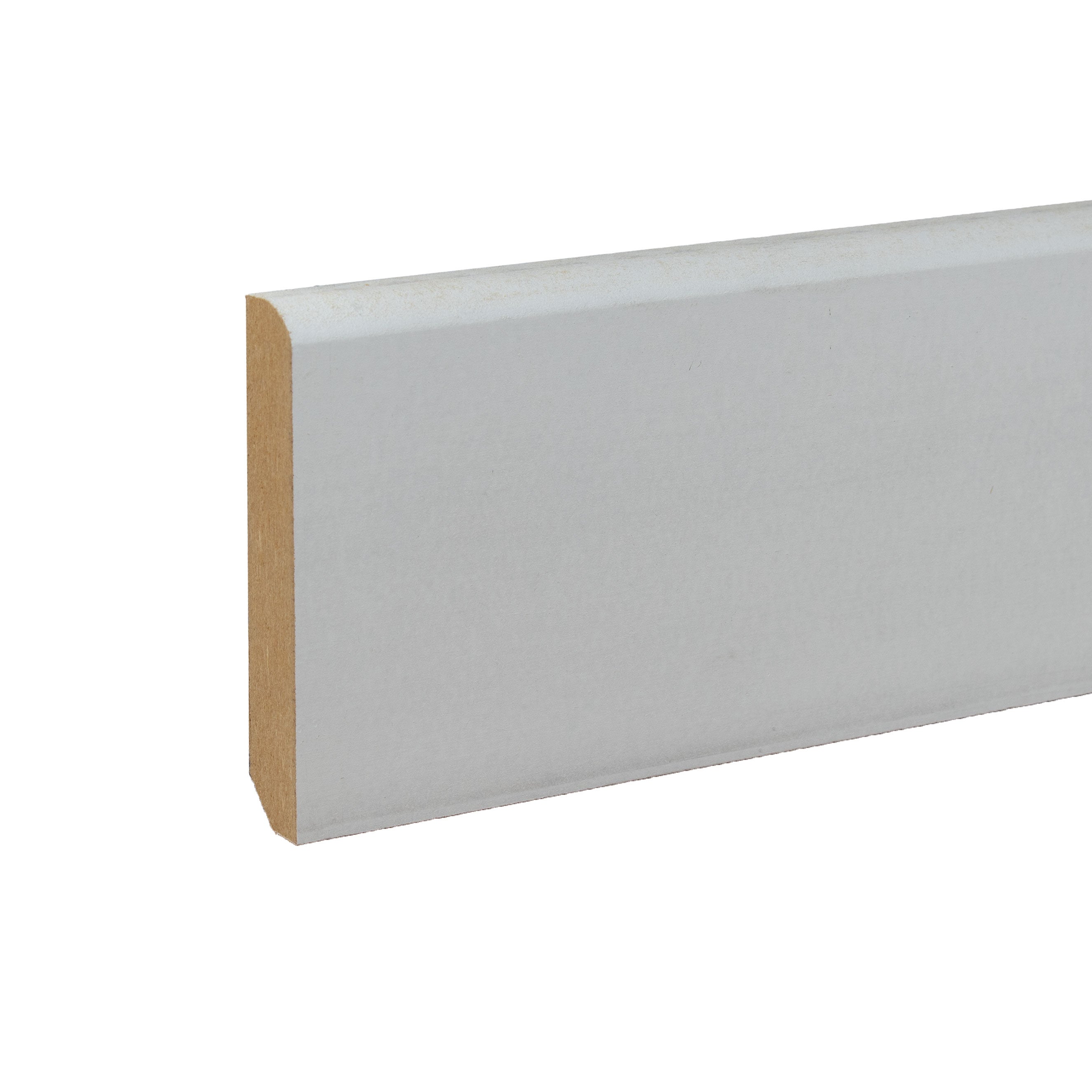 PROVISTON Plinthe 14 x 80 x 2440 mm MDF Prépeinte Plinthe arrondie lot ...