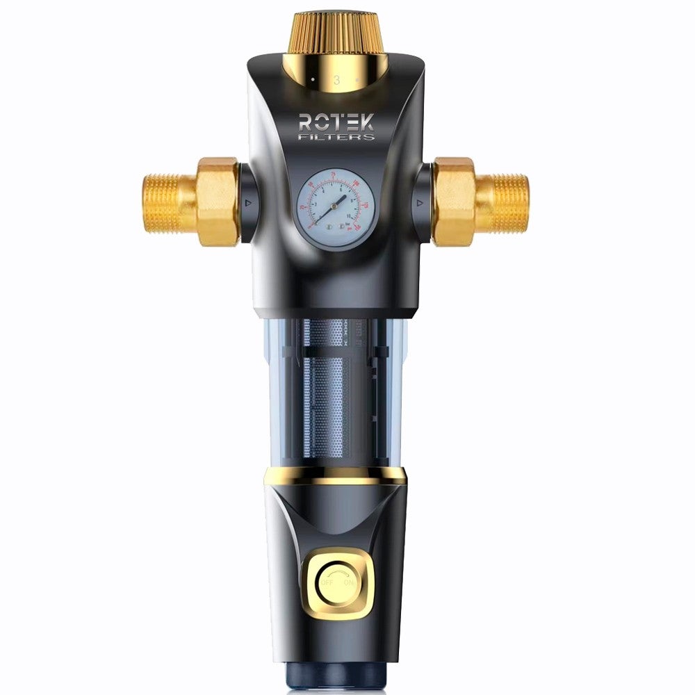 Pre Filtro de Agua con Manómetro Frontal | Alta Tecnología y ...