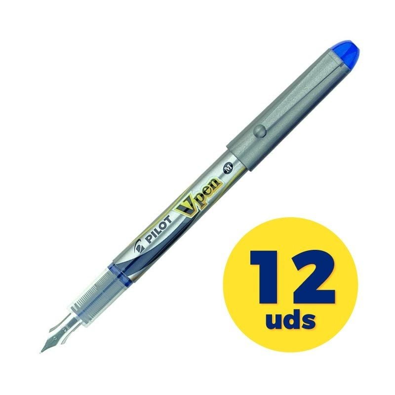 Caja de Plumas Desechables Pilot V Pen/ 12 unidades/ Azules | Leroy Merlin