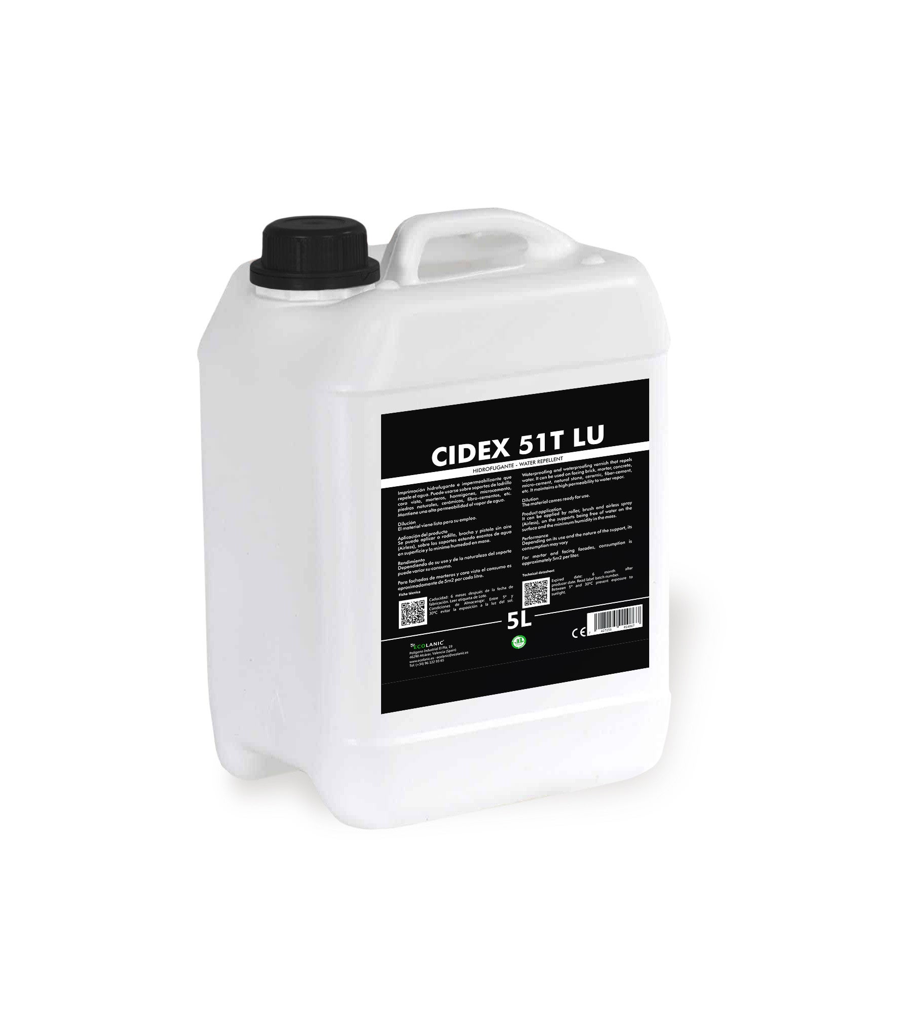 MICROLANIC - CIDEX SIL 51T 5L (35-45m²). IMPERMEABILIZANTE Y REPELENTE ...