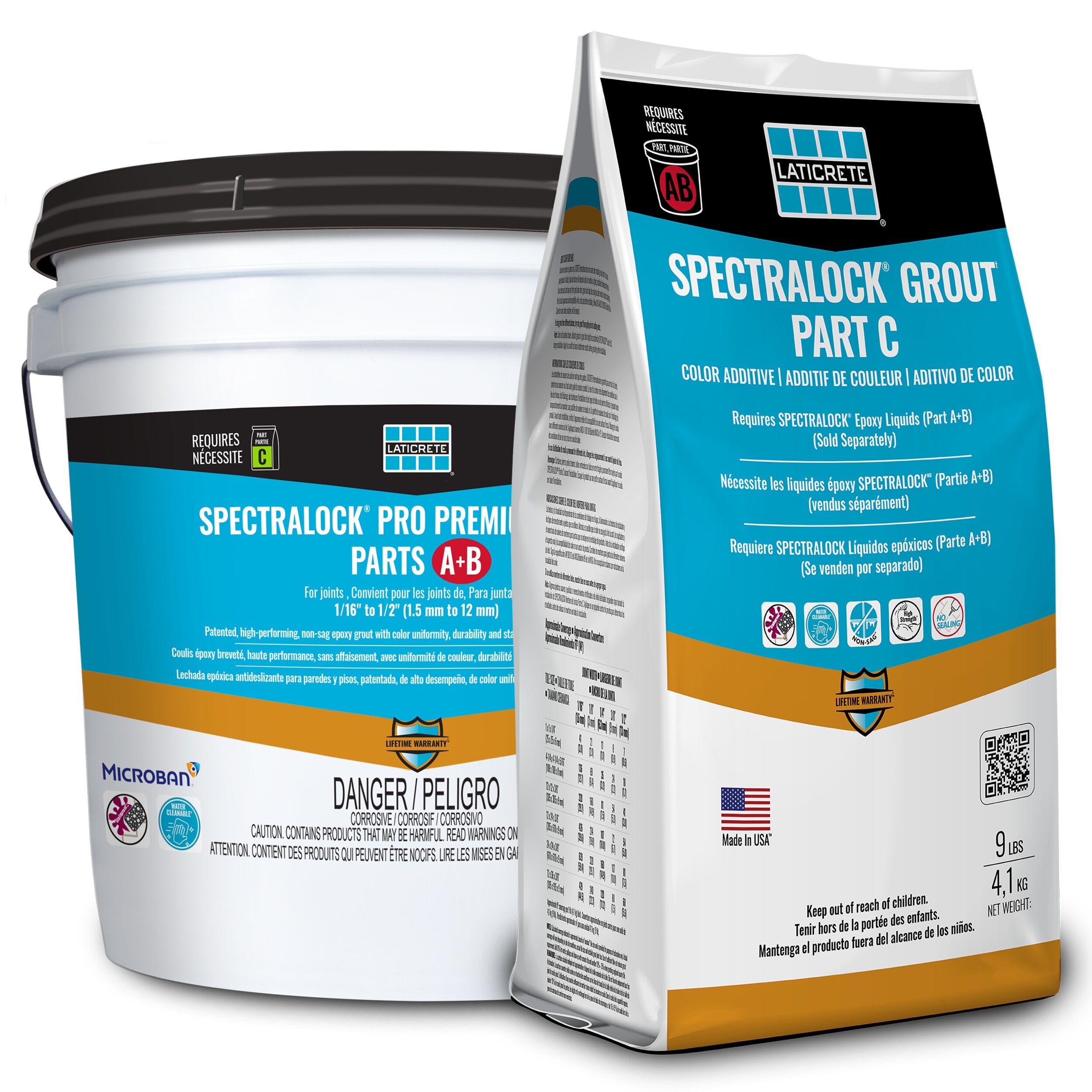 Colle / Joint Epoxy blanc cassé spectralock 3,2kg - Réflex Boutique | Leroy Merlin