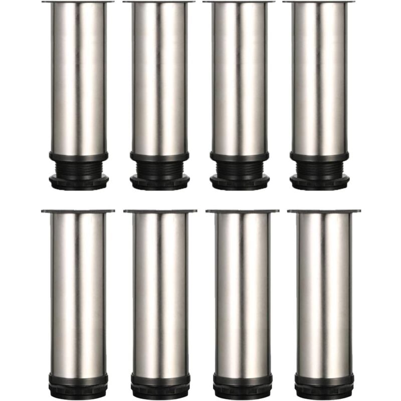 Lot de 8 Pied de Meuble,Pied Reglable pour Meuble Pied de Table Metal ...