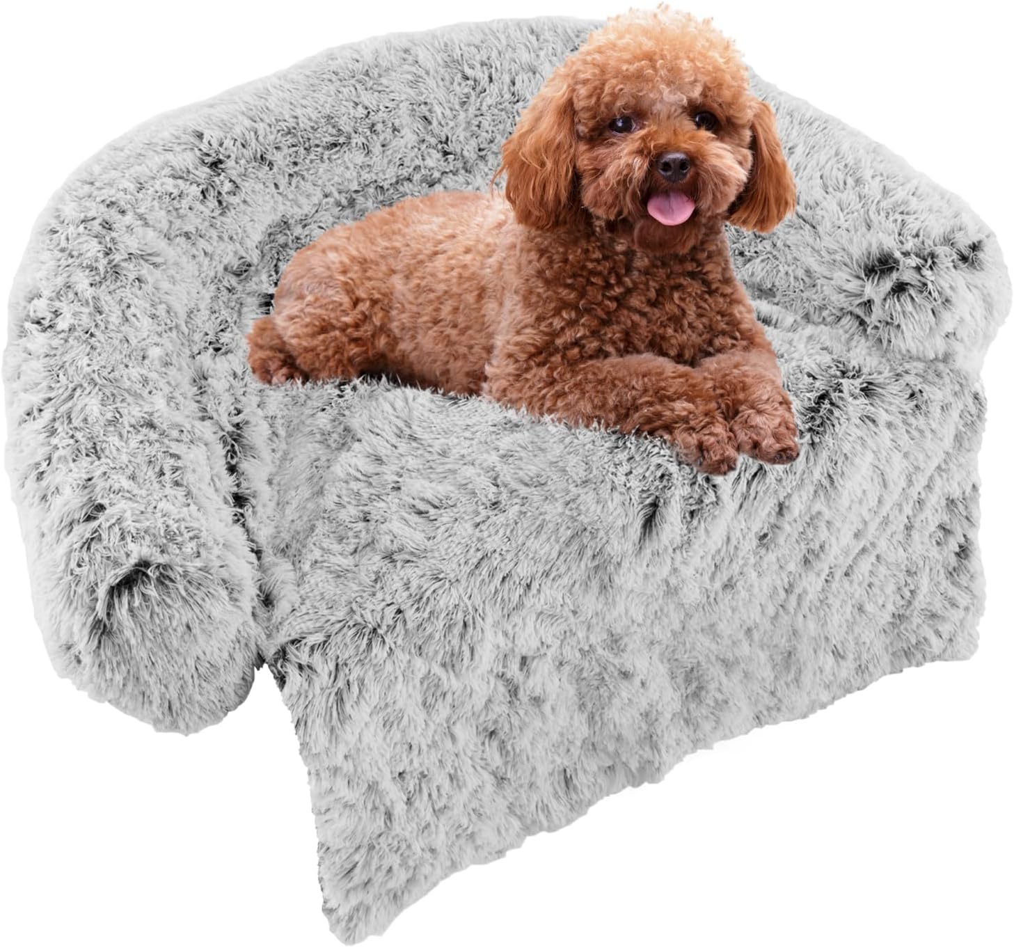 Coussin pour Animaux avec traversin Doux, Tapis apaisant en Peluche ...