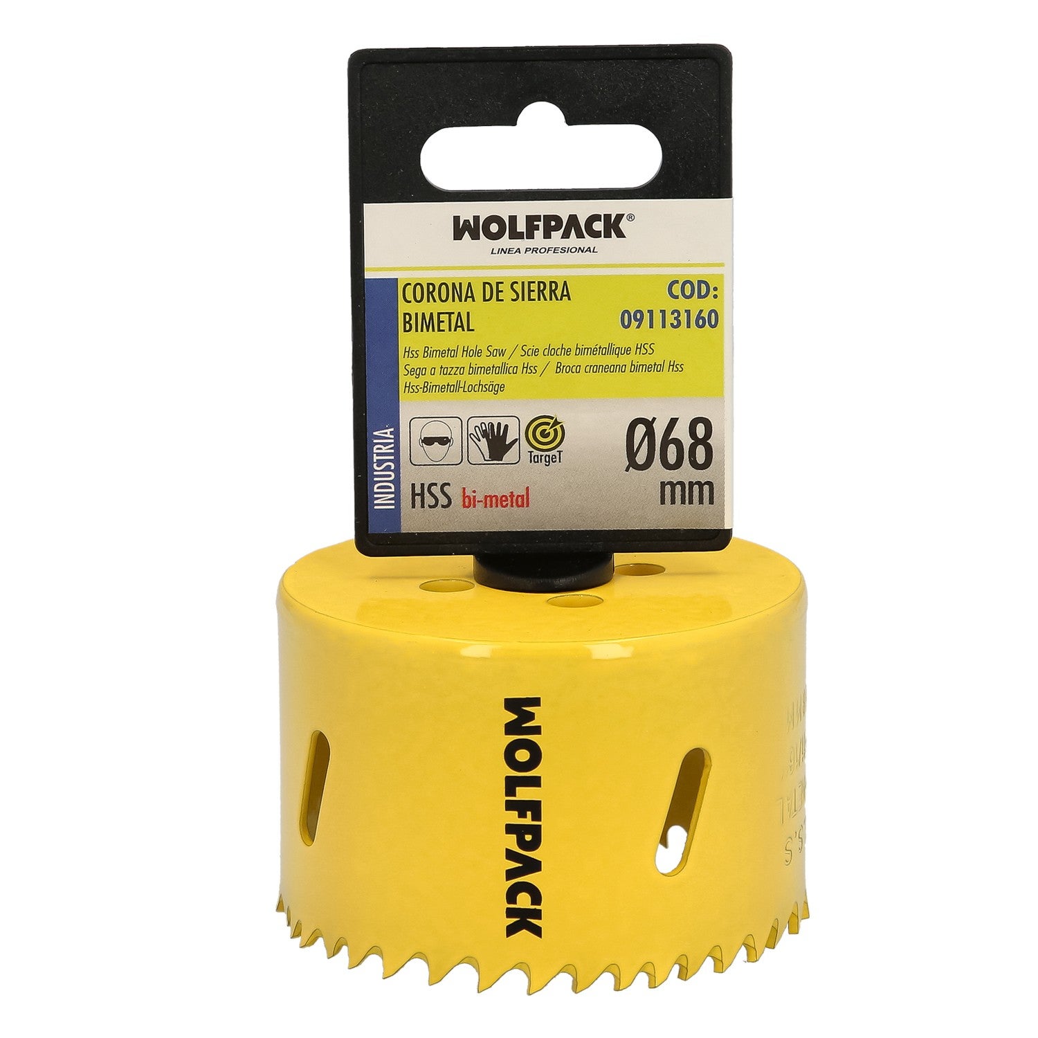 Corona Sierra Bimetal Ø 68 mm. Templado Termico, Base Reforzada. Corona ...