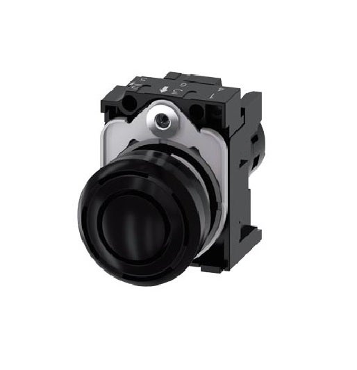 Signal acoustique, compact, 22 mm, rond, plastique, noir, tonalité ...