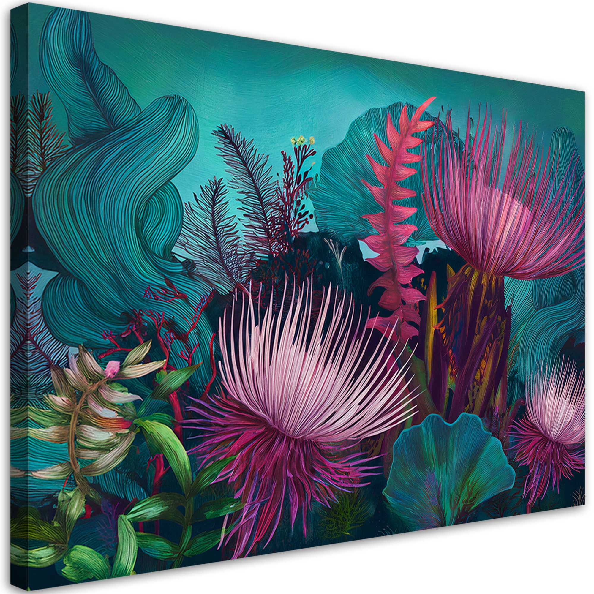 Tableau sur toile, Océan Récif corallien 60x40 | Leroy Merlin