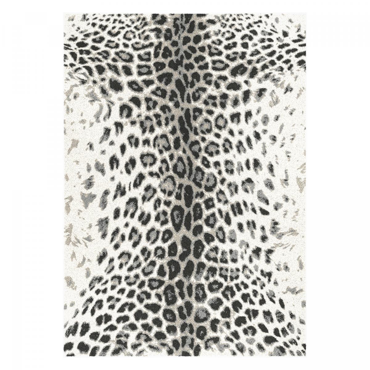 Alfombra de dormitorio 80x150 tejida crema rectángulo estampado barroco ...