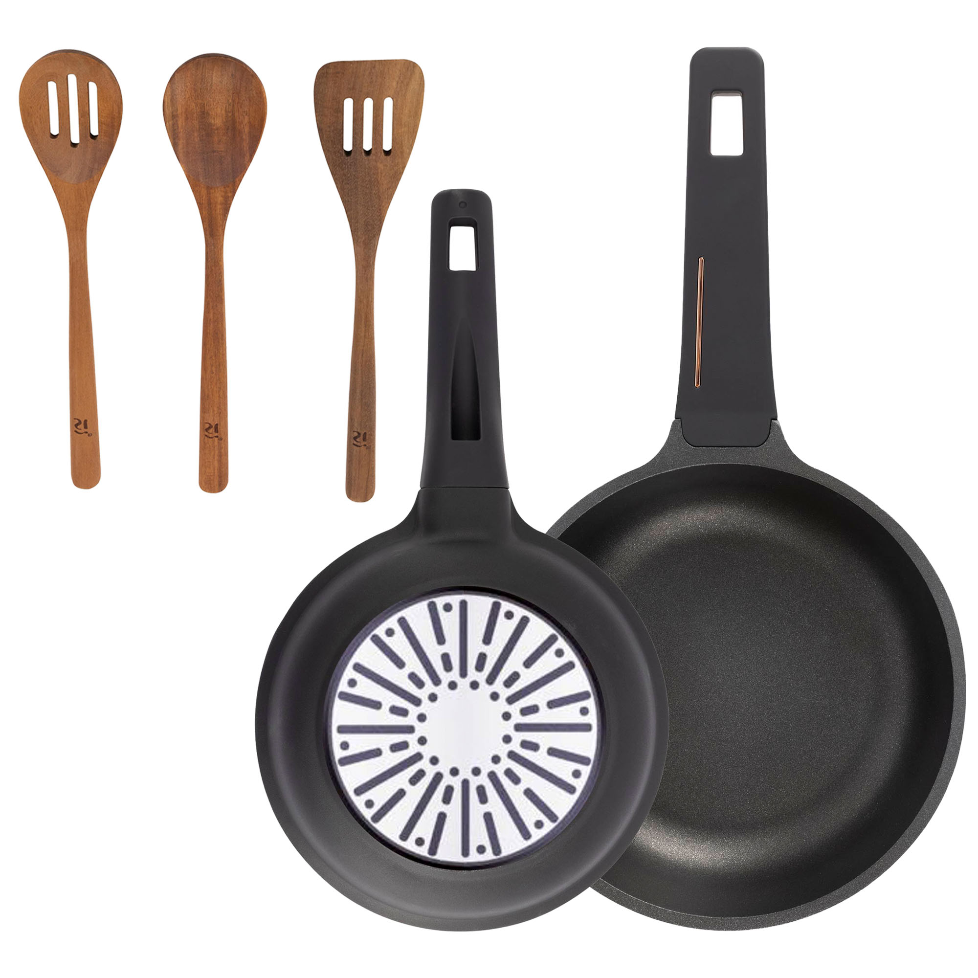 Poêles à induction Copper Ø20Ø24cm et ustensiles de cuisine | Leroy Merlin